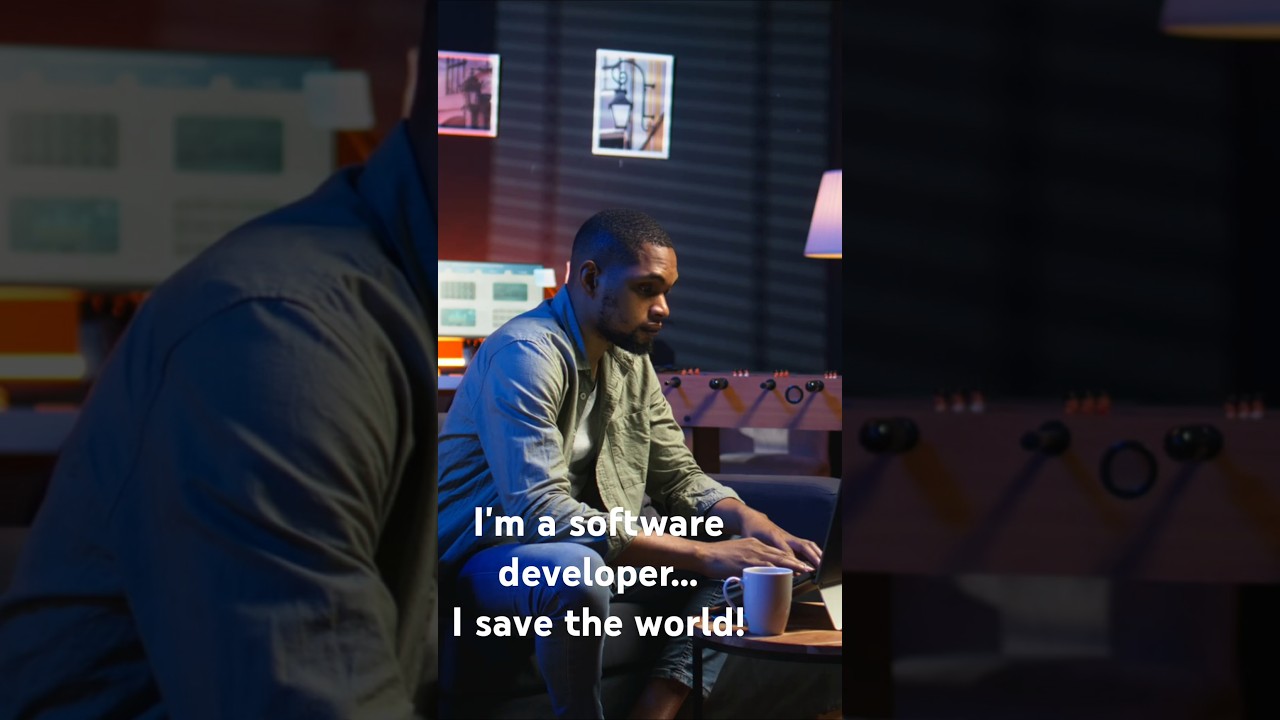 I'm a Software Developer... I Save the World ! #programminghumor #softwareengineer #programming