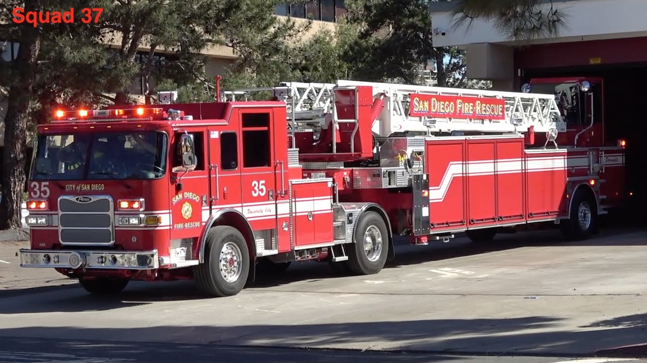 San Diego Fire Responding (Compilation 36)