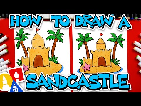 How To Draw A Sandcastle