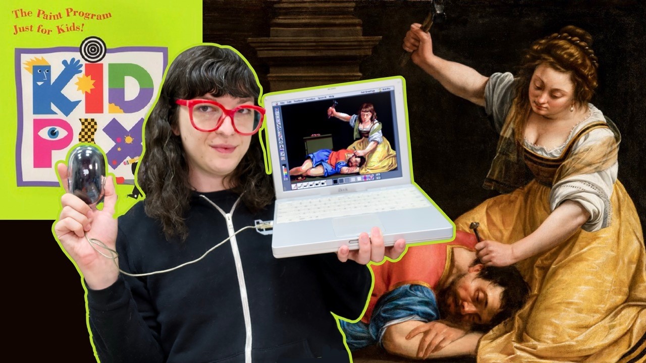 Can I Recreate a 17th Century Masterpiece in Kid Pix on an iBook? | CAT COPIES