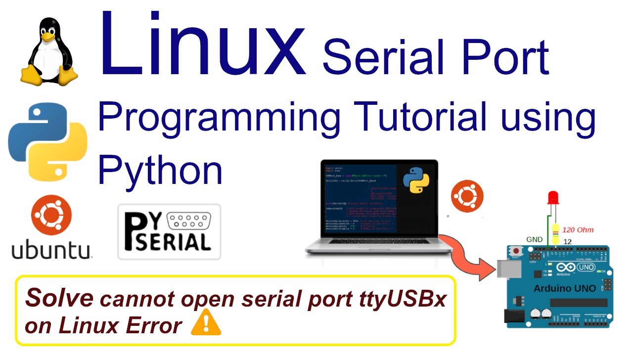Serial Port Communication between Linux (ubuntu) and Arduino using Python and PySerial Module Pt-2