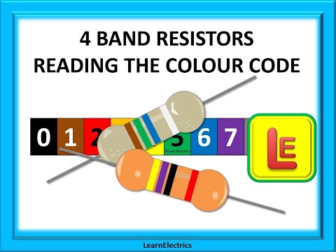 4 BAND RESISTOR COLOUR CODE. Learn how to read the resistor colour code correctly.