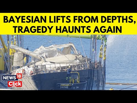 Bayesian Superyacht News | Sunken Bayesian Superyacht Raised From Seabed Near Sicily | N18G