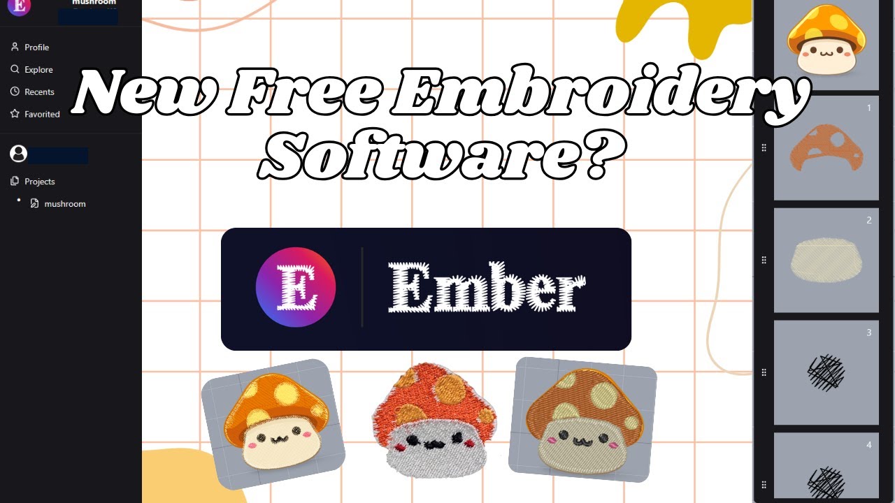 FREE New Embroidery Digitizing Software | Alternative to InkStitch | Testing and Reviewing Ember