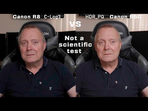 Canon R8 (C-Log3) vs R50 (HDR PQ) (5803C003)
