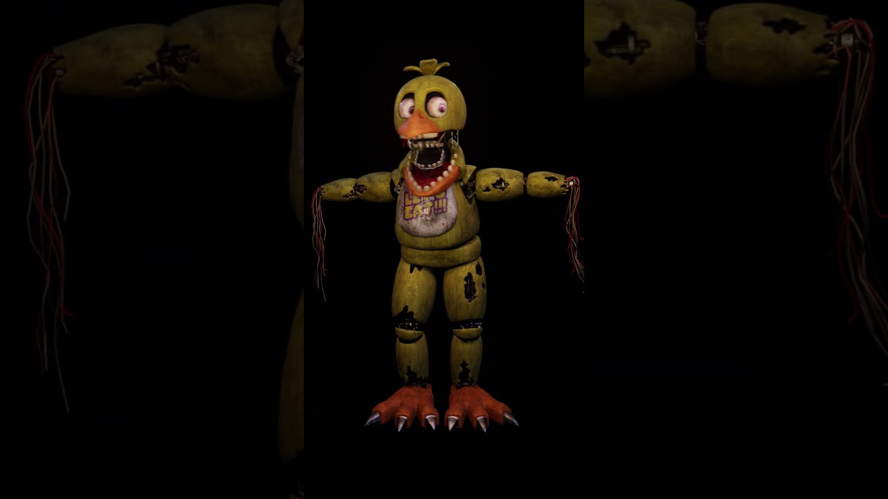 Withered Chica Animation Test #shorts