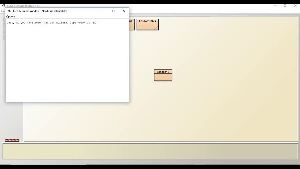 Java - BlueJ - Lesson 10: The Do-While Loop