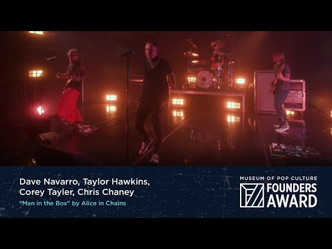 Dave Navarro, Chris Chaney, Taylor Hawkins, Corey Taylor - "Man in the Box" | MoPOP Founders Award