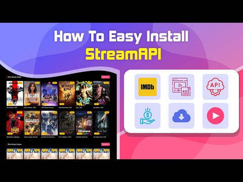 How To Install Easily - StreamAPI - Movies & TV Series - Manages Embed API Links