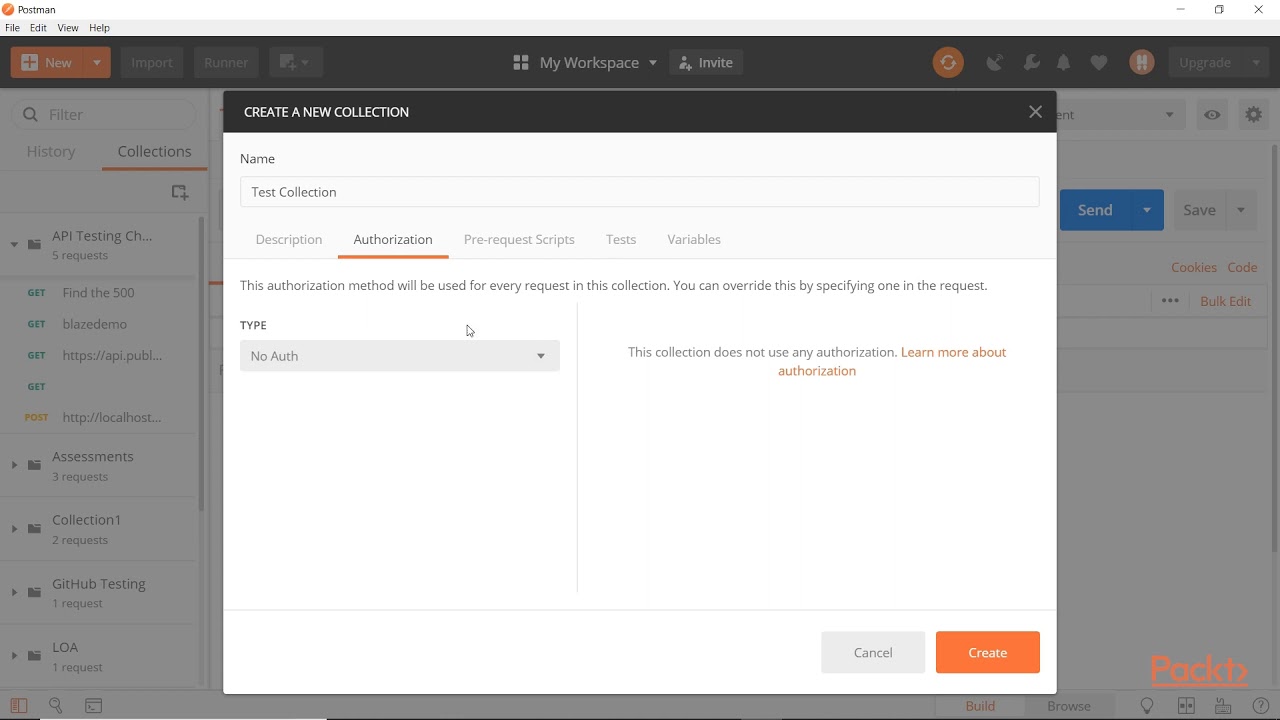 API Testing with Postman : Getting Started with Collections in Postman| packtpub.com