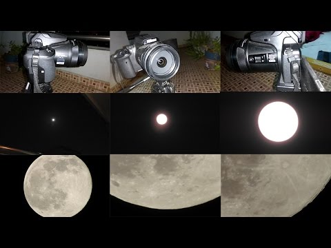 Moon Close-up - Nikon Ultra High Power Zoom | 24mm - 8000mm in 35mm Format