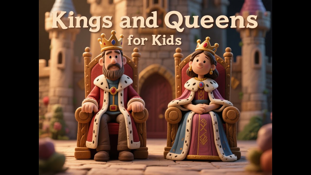 Kings And Queens For Kids | Kings For Kids | Queens For Kids | Royal Family Facts | Monarchs For Kid