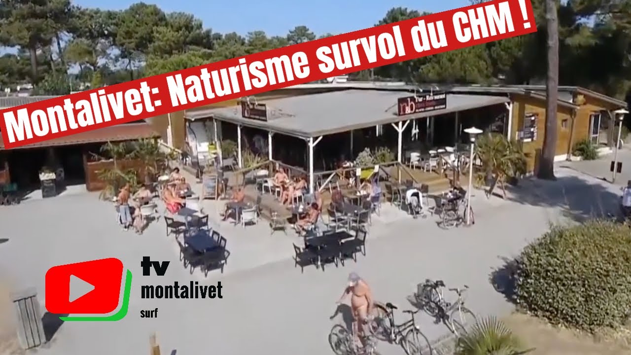 NATURISME   |  Le CHM Monta vu du ciel | Montalivet Surf TV