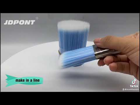 White Mixture Blue PBT Tapered Brush Filament for Paint Brush