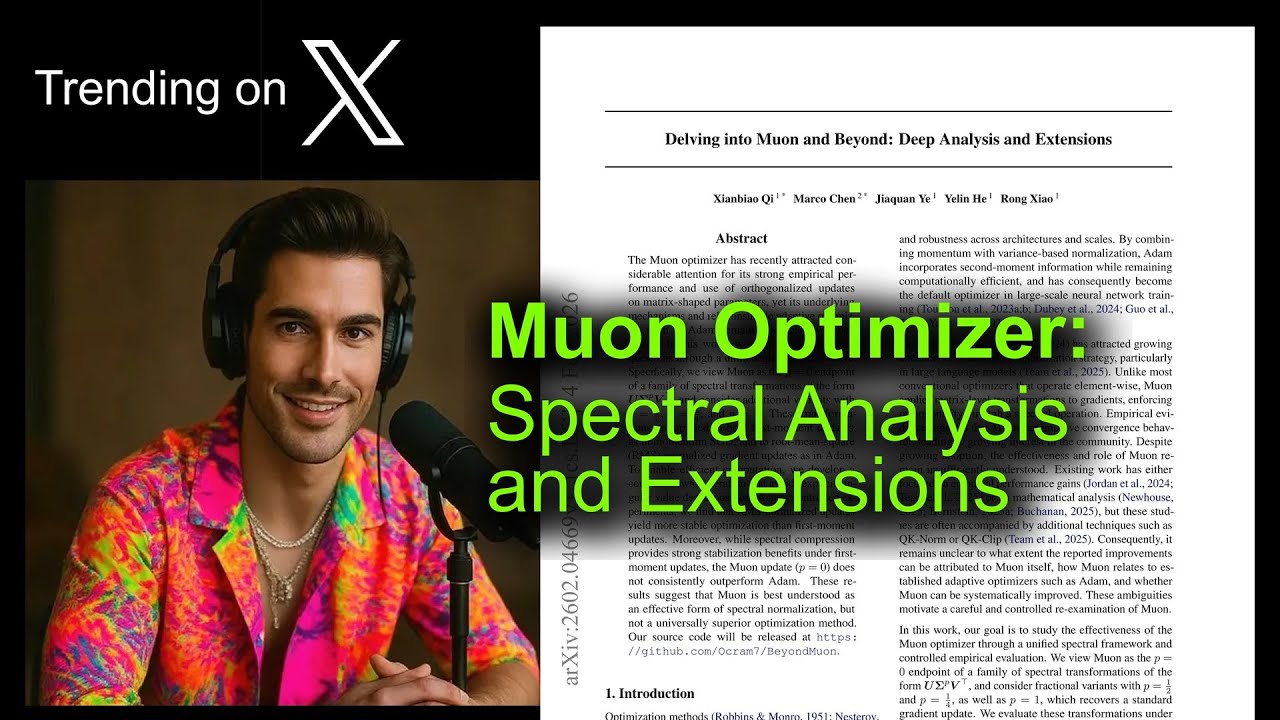 Muon Optimizer: Spectral Analysis and Extensions