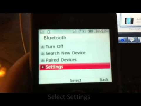 Net10 / Straight Talk LG 900g Bluetooth Pairing With Win 7
