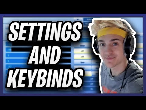 Ninja Fortnite Settings and Keybinds