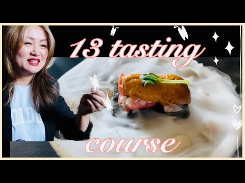 💫Eating 13 seafood and beef TASTING COURSE