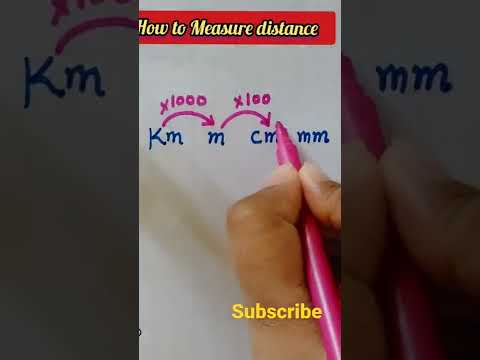 #How to change km to meter ,cm ,& mm /#Measure distance