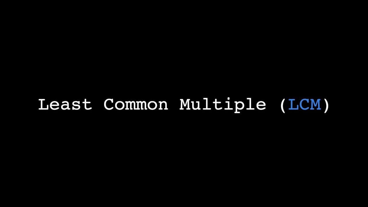 Least Common Multiple (LCM) | learn JavaScript expert level