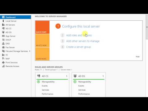 how to install AD LDS in windows server 2012 r2