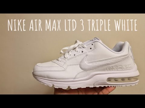 Nike Air Max LTD 3 Triple White Unboxing and On Foot Review