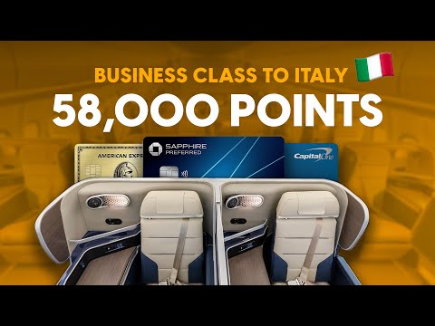 Unlock Business Class to Italy: Maximize Credit Card Points