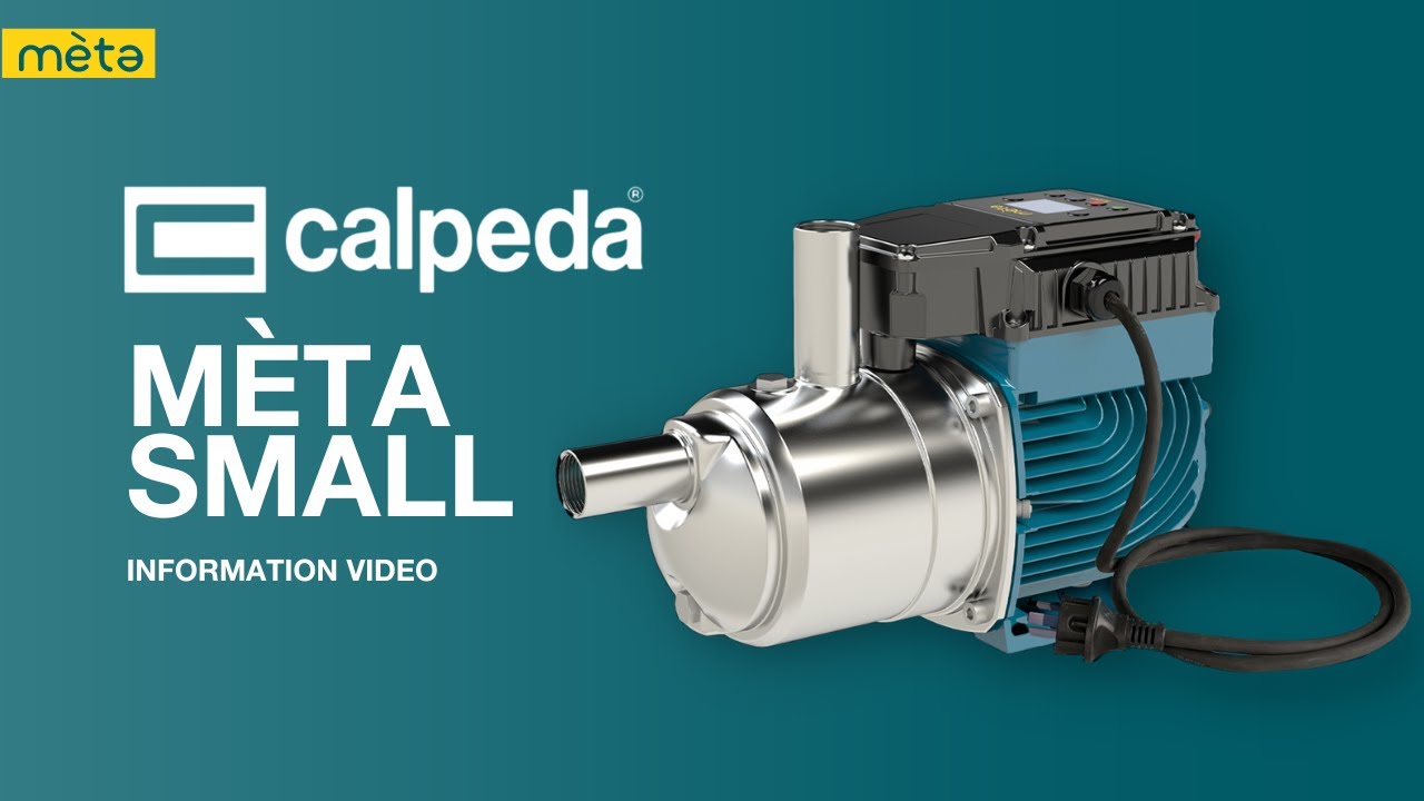 Learn about the Meta Small Variable Speed Water Pump