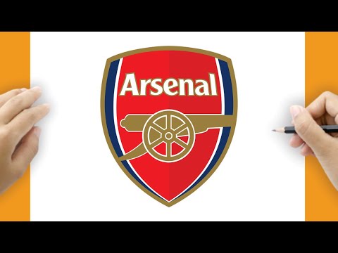 HOW TO DRAW THE ARSENAL LOGO | The Gunners