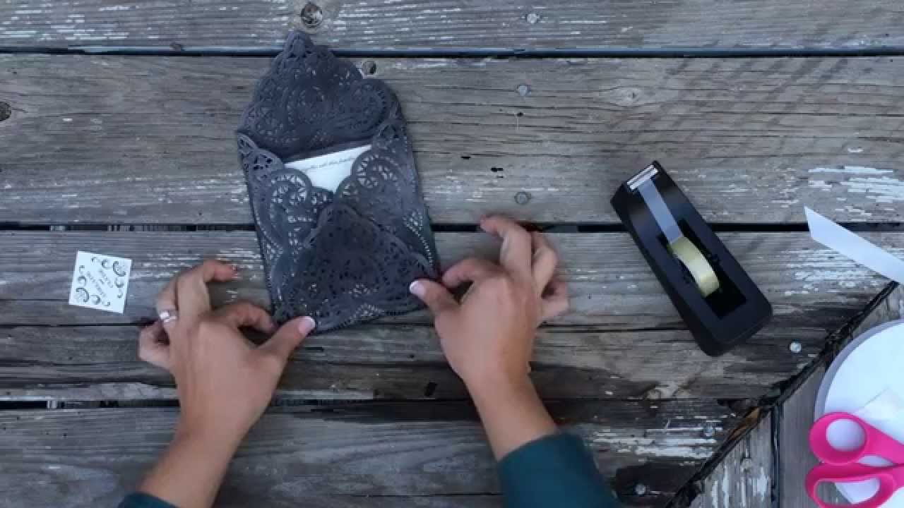 DIY Vintage Iron Wedding Invitation Template Tutorial