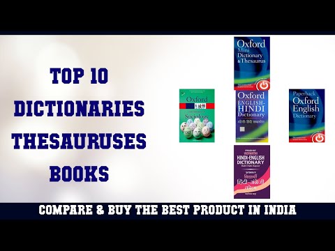 Top 10 Dictionaries & Thesauruses Books to buy in India 2021 | Price & Review