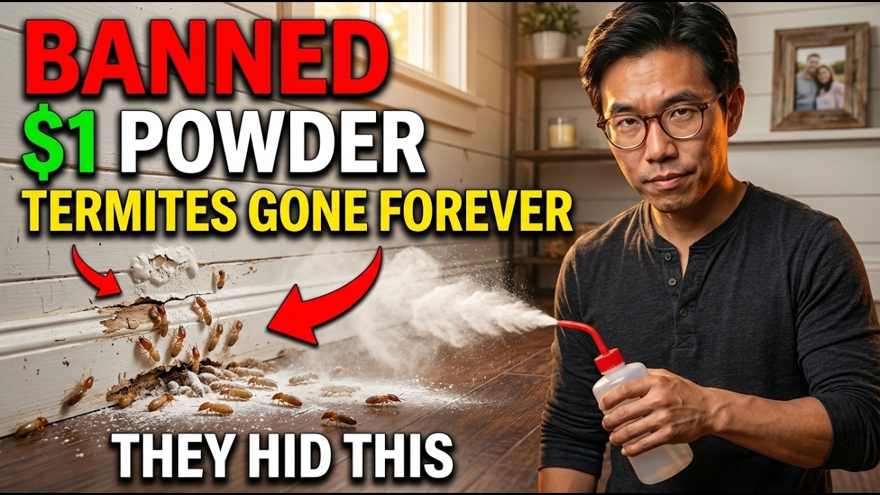 $1 Powder DESTROYED Termites INSIDE Walls Forever. No Drilling. Pest Companies PANICKED