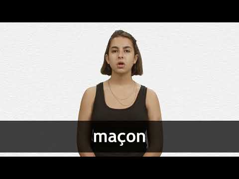 English Translation of “MAÇON” | Collins French-English Dictionary