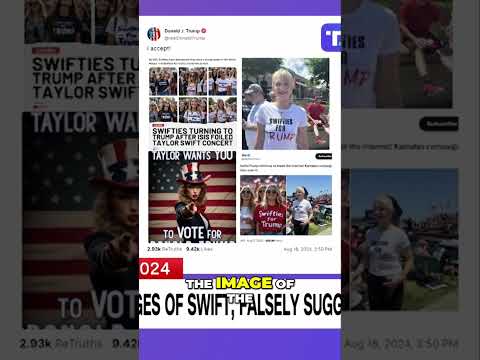 Trump's Fake AI Images of Taylor Swift Explained #ai #taylorswift