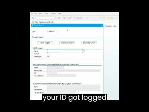 Part 2 || How to schedule a job in SAP || SM36 T-code