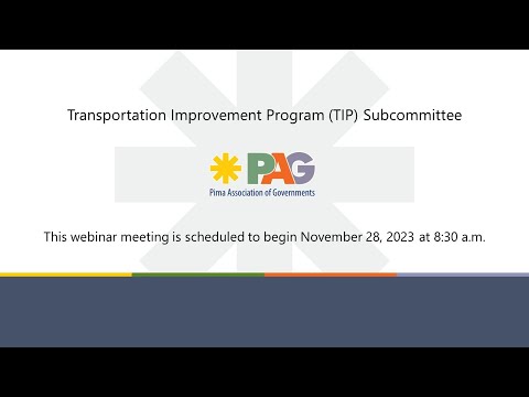 Transportation Improvement Program (TIP) Subcommittee - November 28, 2023 8:30 a.m.