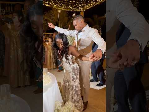 Simone Biles celebration #weddingdress #simonebiles #cakecutting