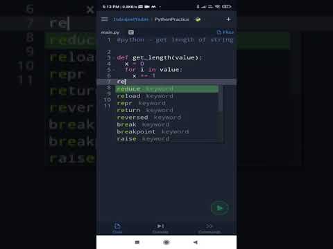 #python get #string Length #replit #Shorts