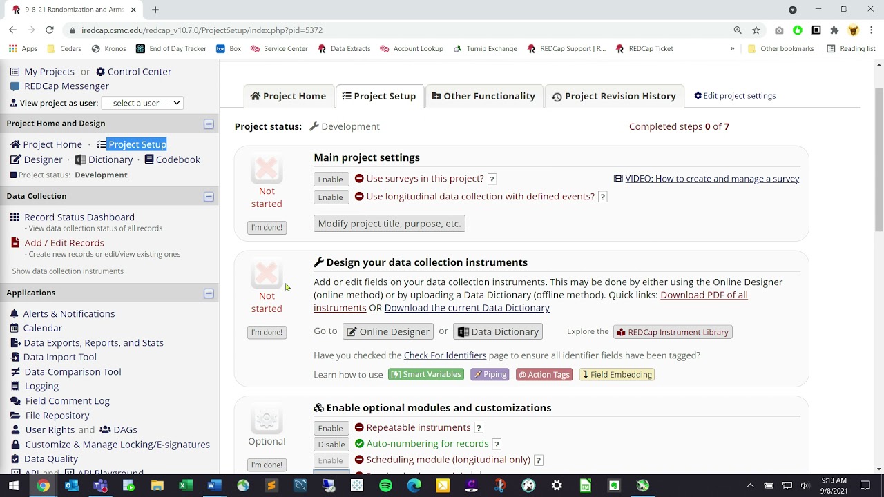 REDCap Tutorial - Randomization and Arms