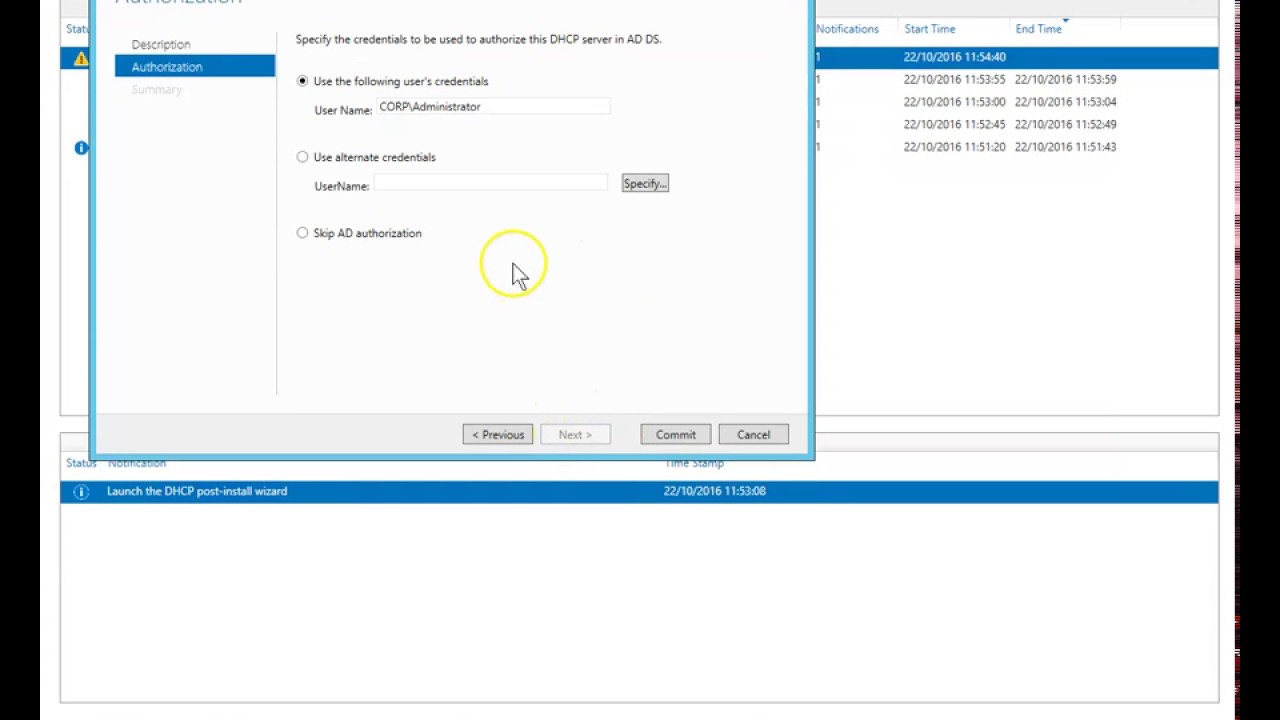 Install DHCP Role Windows Server 2012 R2
