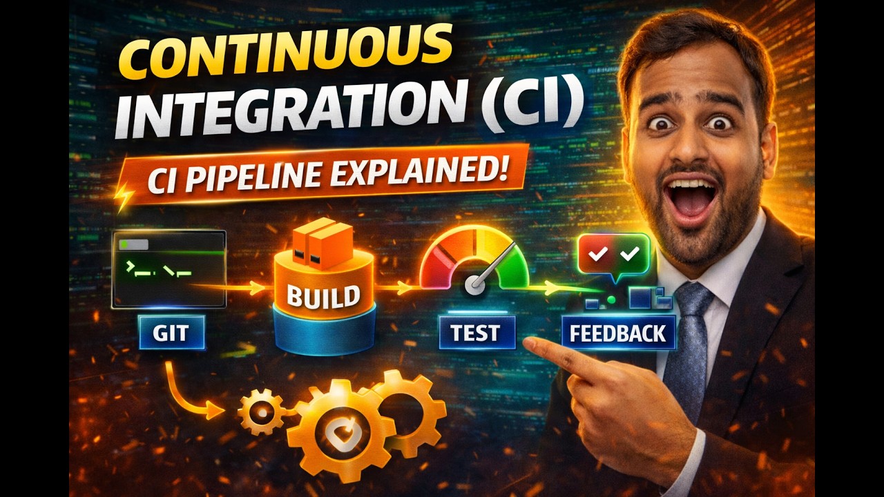 Continuous Integration Explained | CI Pipeline, Automated Builds & Testing (DevOps Tutorial)