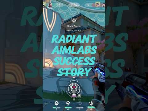 HOW A RADIANT PLAYER TRAINS IN AIMLABS FOR FREE 🔥 #valorant #aimlabs #radiant