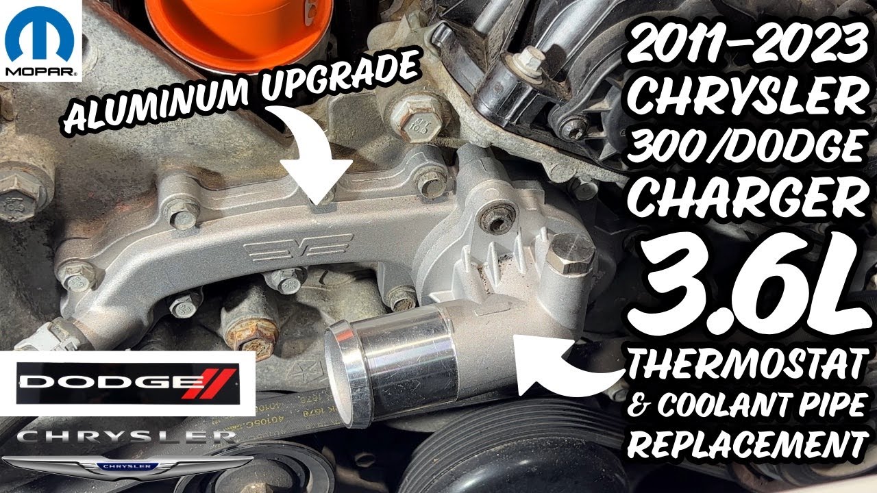 2011-2023 Chrysler 300/Dodge Charger Thermostat Housing & Coolant Pipe Upgrade & Coolant Replacement