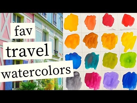 Viviva Watercolor Sheets for Travel: Unbox & Swatch