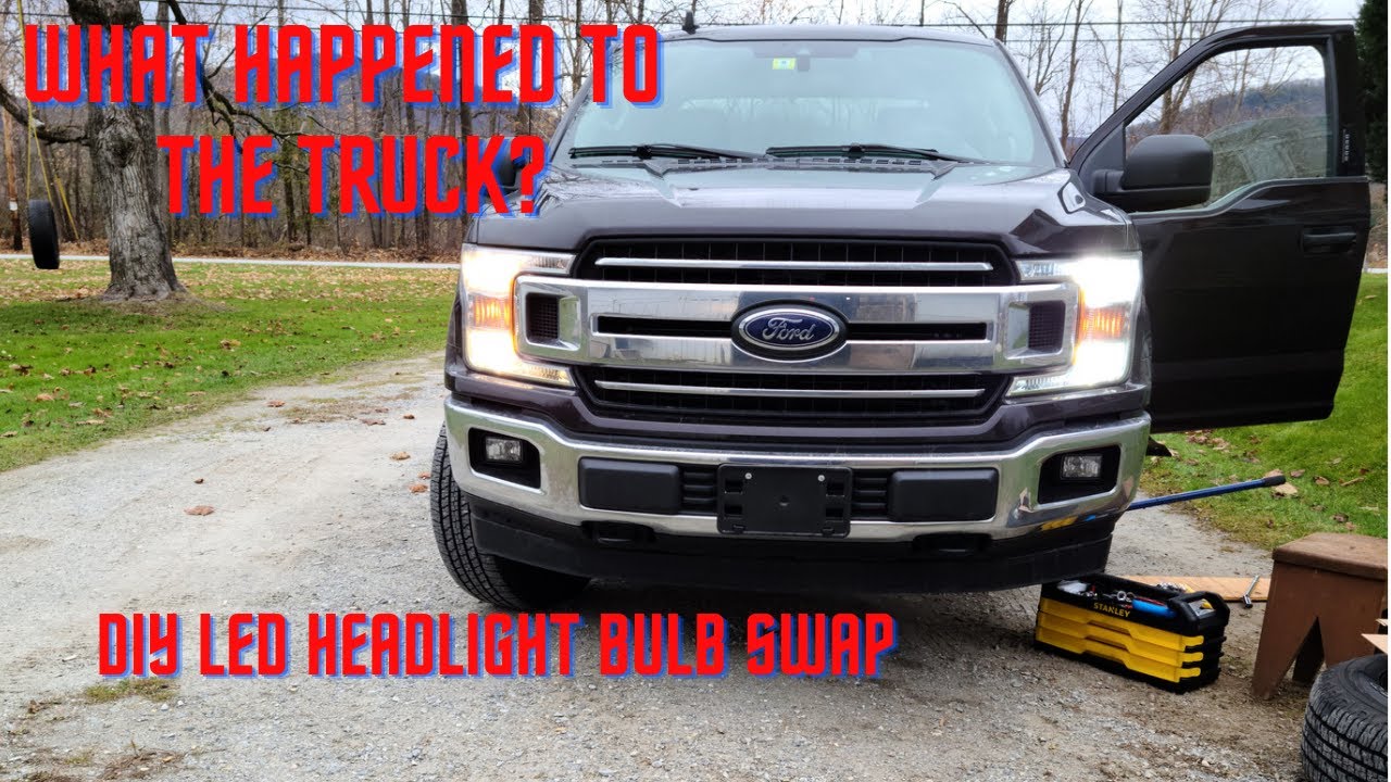 How To: 2020 Ford F-150 LED headlight bulb upgrade install guide.