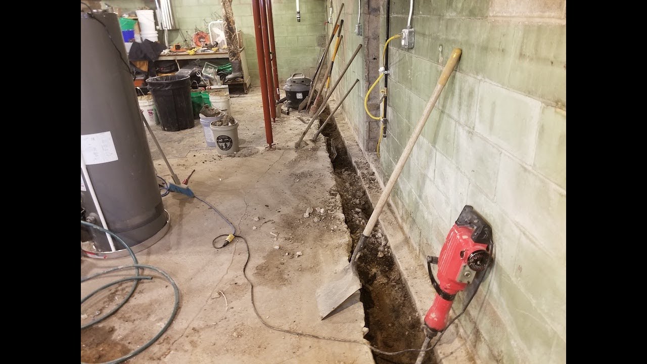 DIY Interior Draintile Installation for Wet Basements