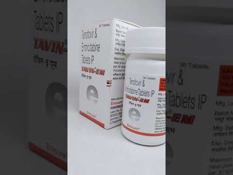 Tavin-EM Tablet/ Emtricitabine (200mg) + Tenofovir disoproxil fumarate (300mg)