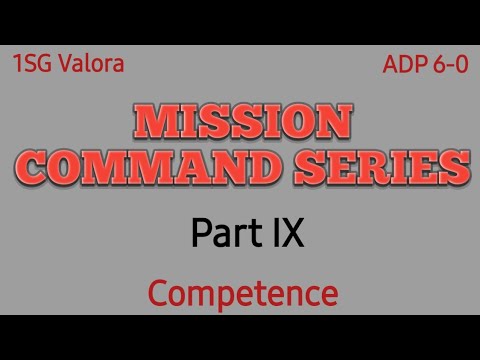 Competence Mission Command Part IX