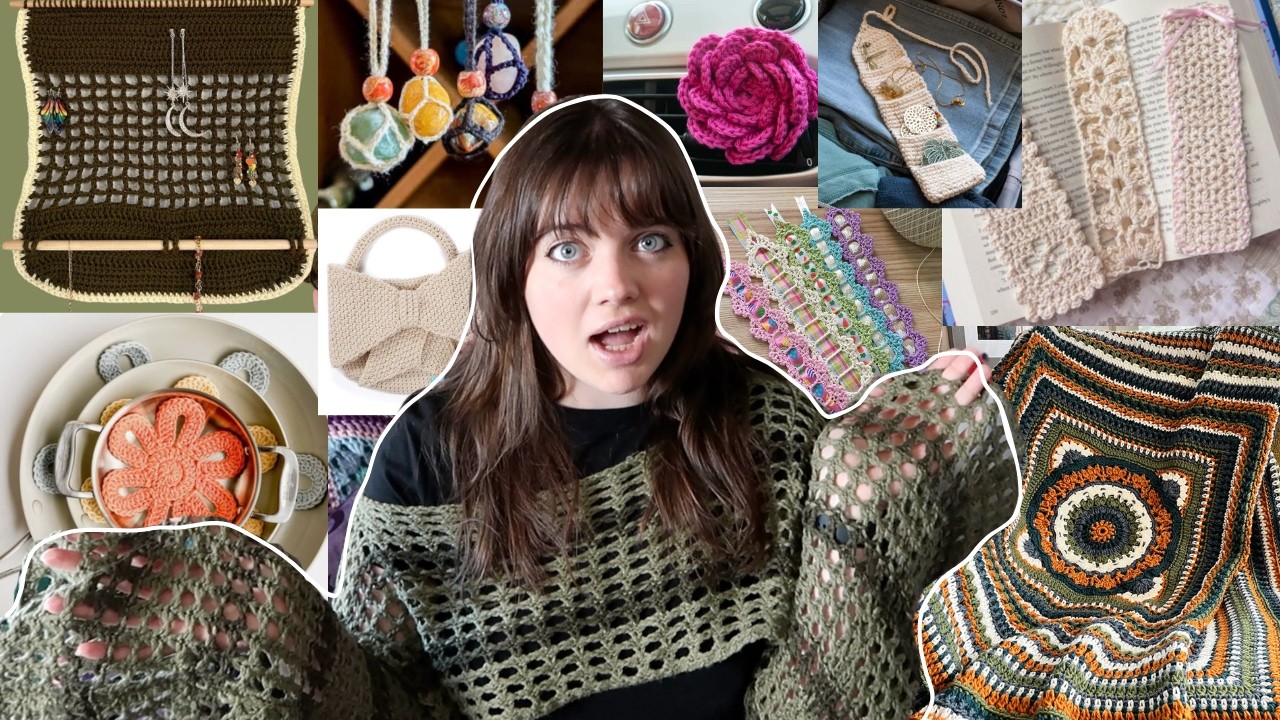 50 easy crochet GIFTS FOR MOM with patterns (beginner friendly)