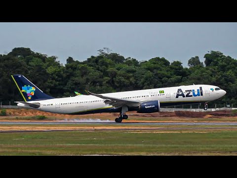 Traffic on Runway 29 in MAO Airport - Manaus.